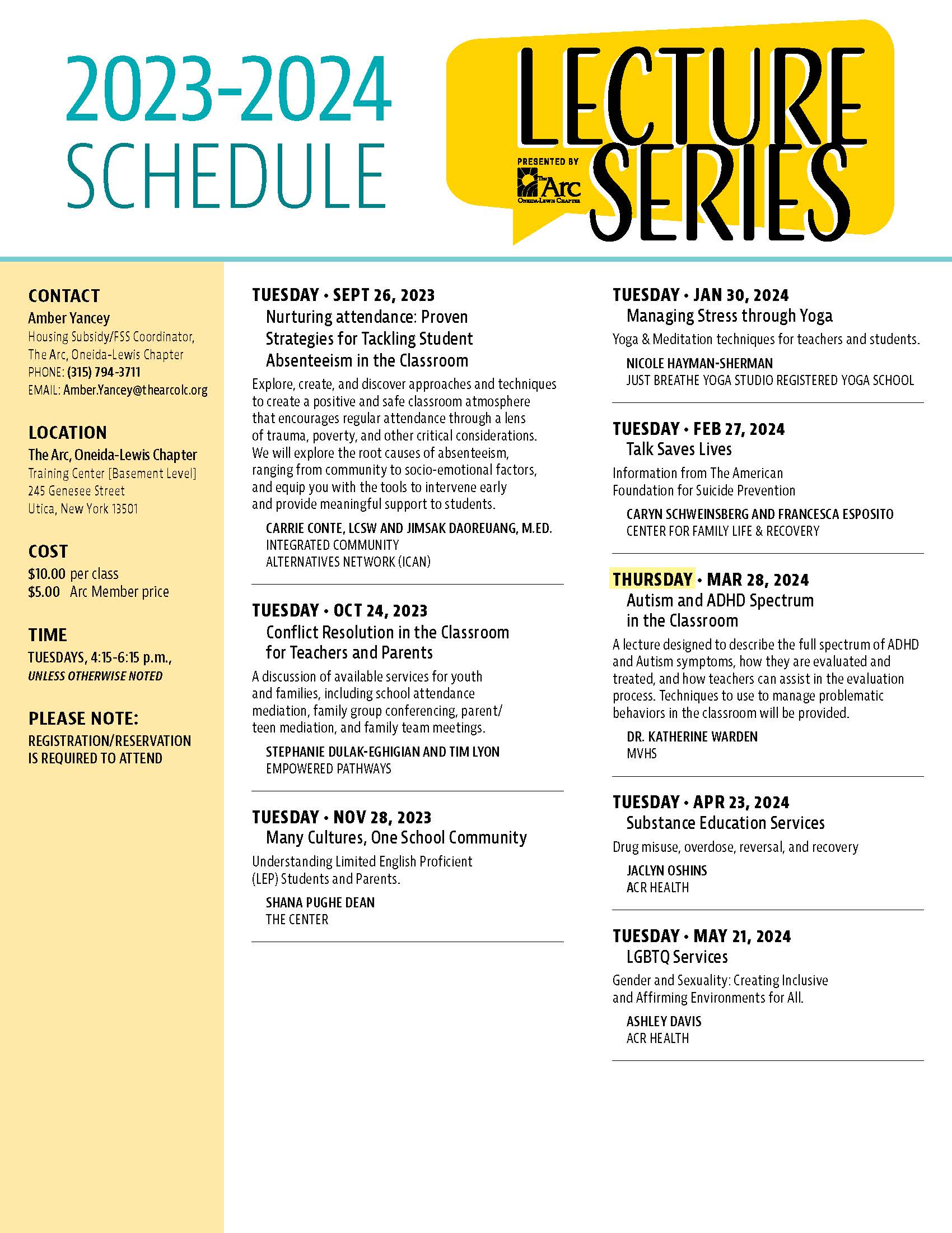 The Center Presents at Arc Lecture Series | The Center